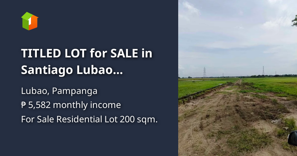TITLED LOT for SALE in Santiago Lubao Pampanga [Lots 🚜] (July 2025) in ...