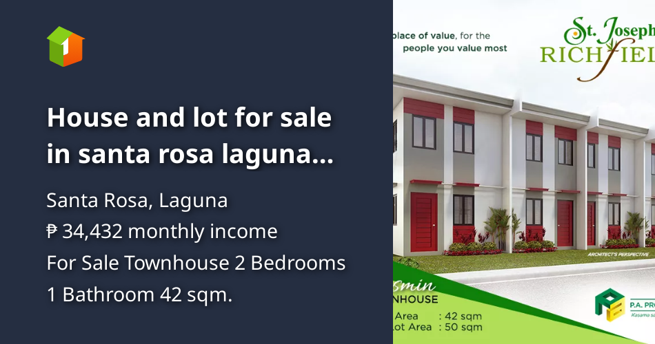 House and lot for sale in santa rosa laguna near SM santa rosa [Houses ...