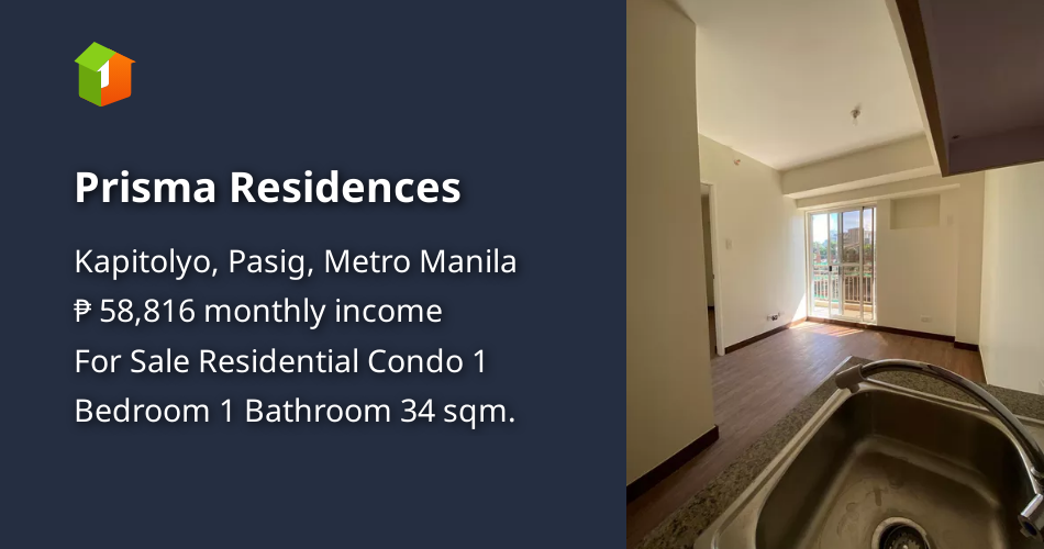 Prisma Residences [Condos 🏙️] (September 2023) in Kapitolyo, Pasig ...