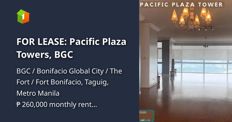 FOR LEASE: Pacific Plaza Towers, BGC [Condos 🏙️] (July 2023) in BGC ...