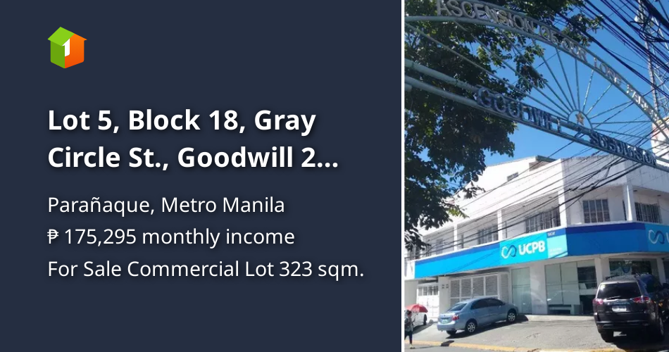 Lot 5, Block 18, Gray Circle St., Goodwill 2 Subdivision, / BF Homes ...