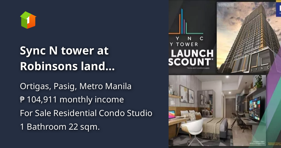 Sync N tower at Robinsons land corporation [Condos 🏙️] (November 2023 ...