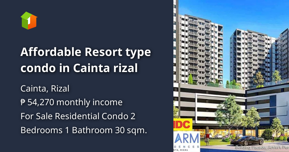 Affordable Resort type condo in Cainta rizal [Condos 🏙️] (August 2025 ...