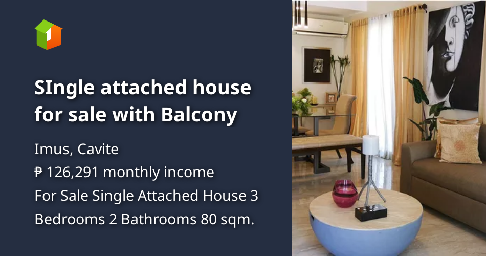 SIngle attached house for sale with Balcony [Houses and Lots 🏘️ ...