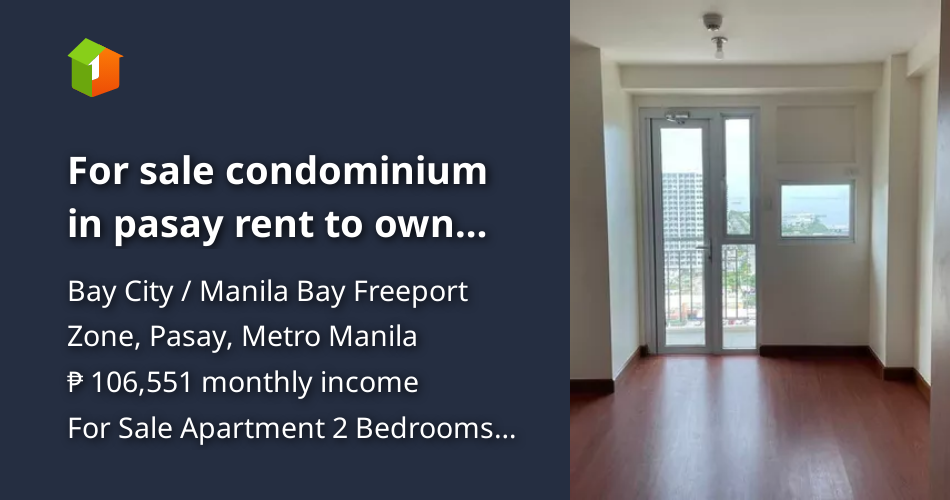 For sale condominium in pasay rent to own pet allowed near double ...