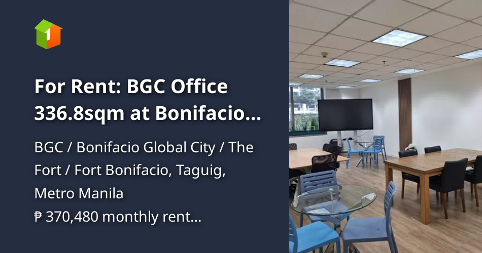 For Rent: BGC Office 336.8sqm at Bonifacio Global City Menarco Tower ...