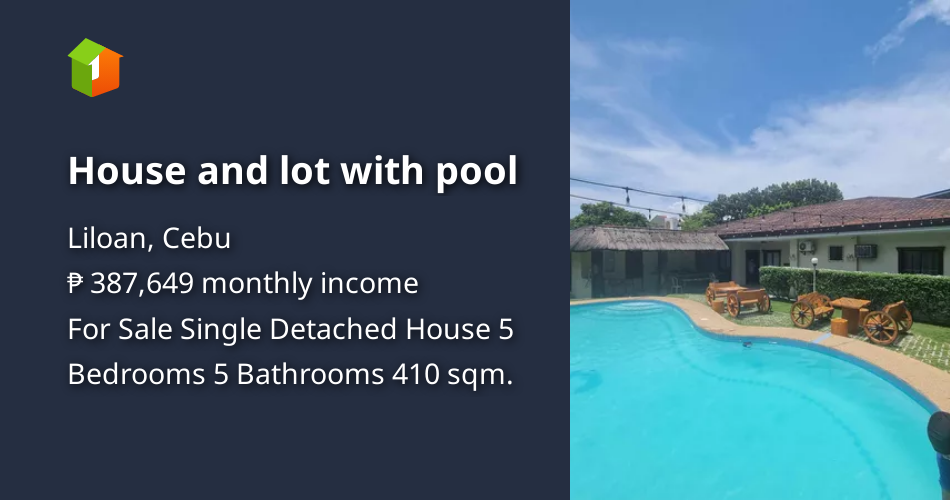 House and lot with pool [House and Lot 🏘️] (August 2024) in Liloan ...