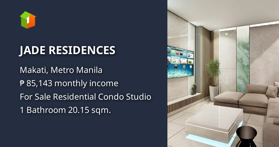 JADE RESIDENCES [Condos 🏙️] (March 2024) in Makati, Metro Manila for sale