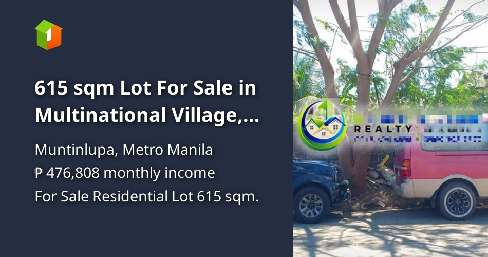 615 sqm Lot For Sale in Multinational Village, Paranaque City [Lots 🚜 ...
