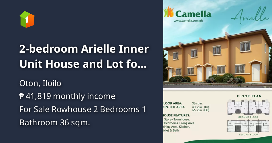 2-bedroom Arielle Inner Unit House and Lot for Sale in Oton Iloilo ...