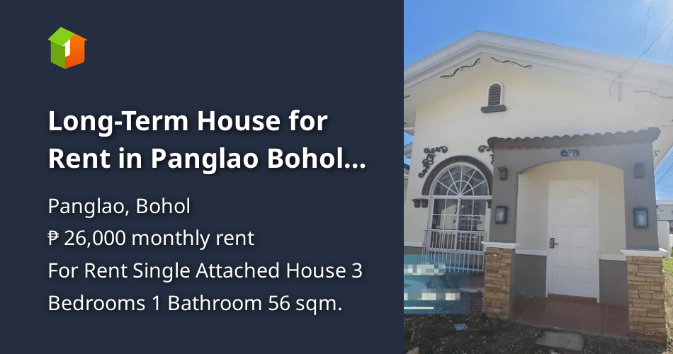 Long-Term House for Rent in Panglao Bohol Fully Furnished, Gated ...