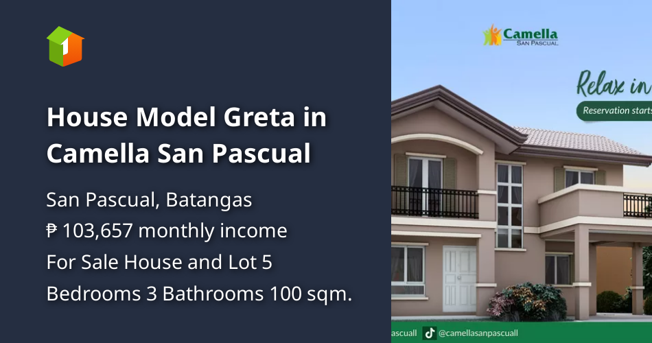 House Model Greta in Camella San Pascual [Houses and Lots 🏘️] (March ...