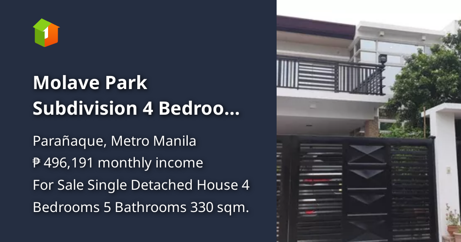Molave Park Subdivision 4 Bedroom House and Lot with Parking For Rent ...