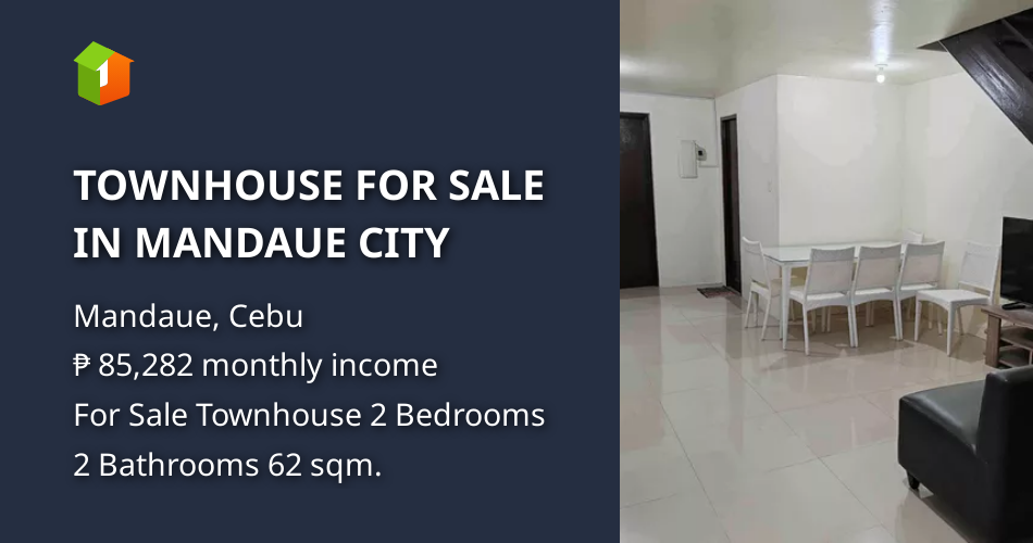 TOWNHOUSE FOR SALE IN MANDAUE CITY [Houses and Lots 🏘️] (May 2026) in ...