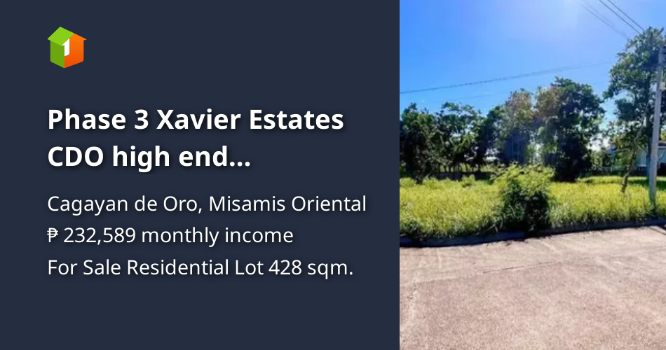 Phase 3 Xavier Estates CDO high end Subdivision [Lots 🚜] (June 2025) in ...