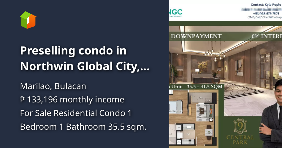Preselling condo in Northwin Global City, The Future BGC of the North ...