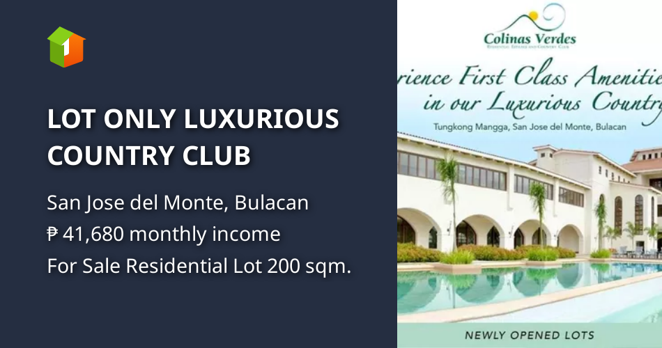LOT ONLY LUXURIOUS COUNTRY CLUB [Lots 🚜] (January 2026) in San Jose del ...
