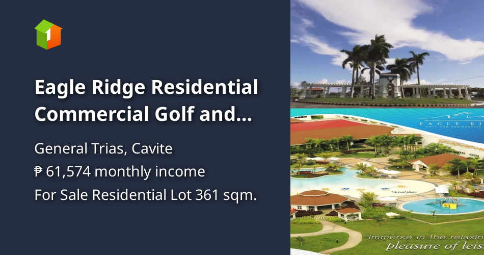 Eagle Ridge Residential Commercial Golf and Country Club [Lots 🚜 ...