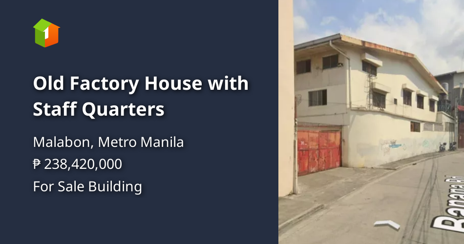 Old Factory House with Staff Quarters [Commercial Properties 🏭] (May ...