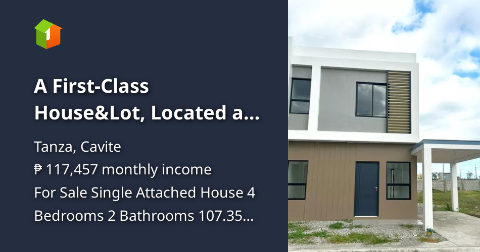 A First-Class House&Lot, Located at Anyana Antel Tanza, Cavite [Houses ...