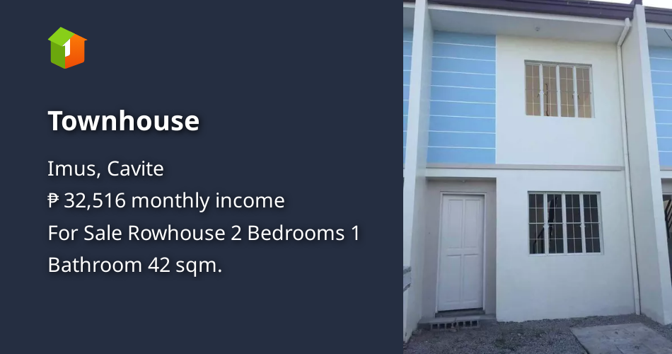 Townhouse [Houses and Lots 🏘️] (February 2024) in Imus, Cavite for sale