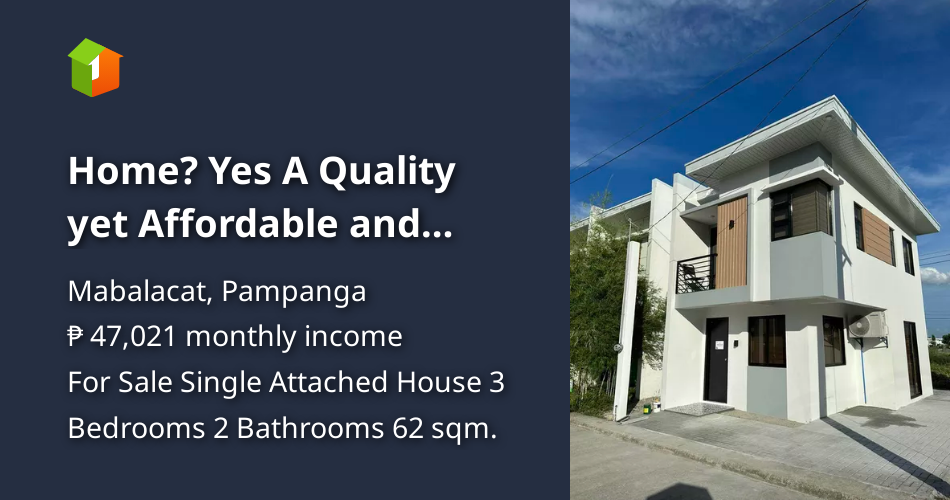 Home? Yes A Quality yet Affordable and Near Clark Pampanga. [Houses and Lots 🏘️] (June 2025) in ...