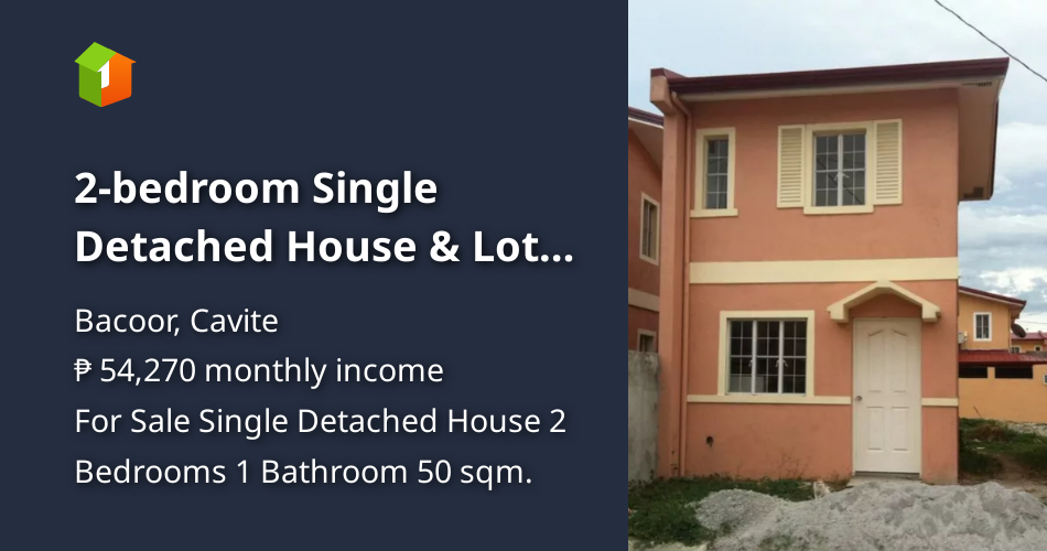 2-bedroom Single Detached House & Lot for Sale in Camella Lessandra ...