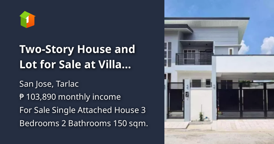 Two-Story House and Lot for Sale at Villa Leticia Subdivision ...