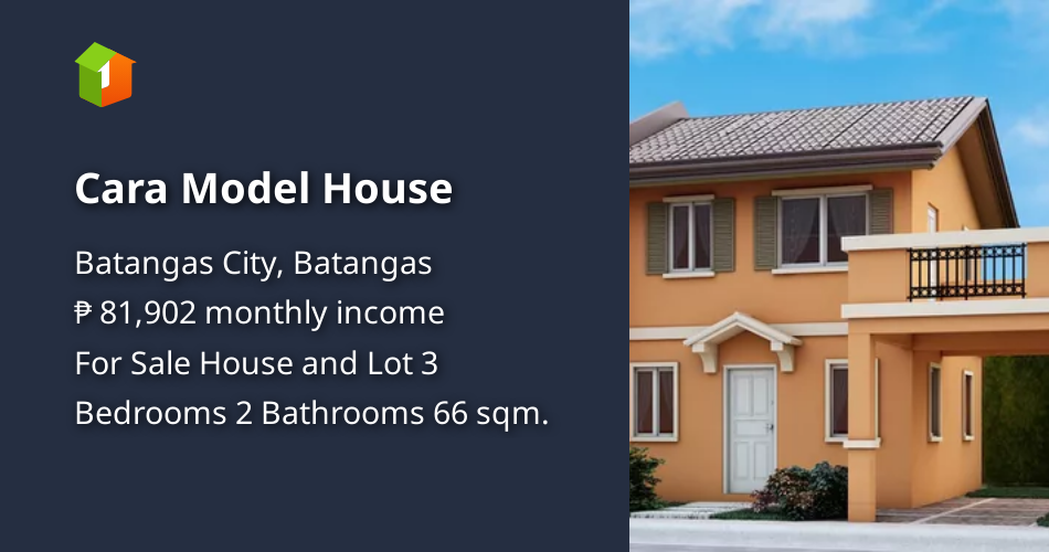 Cara Model House [Houses and Lots 🏘️] (January 2022) in Batangas City ...