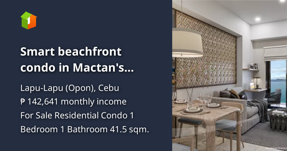 Smart beachfront condo in Mactan's AmiSa Private Residences [Condos 🏙️ ...