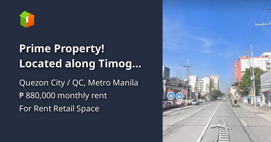 Prime Property! Located along Timog Ave Quezon City [Commercial ...