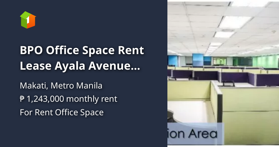BPO Office Space Rent Lease Ayala Avenue Makati Manila Furnished ...