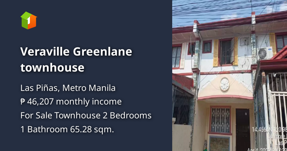 Veraville Greenlane townhouse [Houses and Lots 🏘️] (July 2023) in Las ...