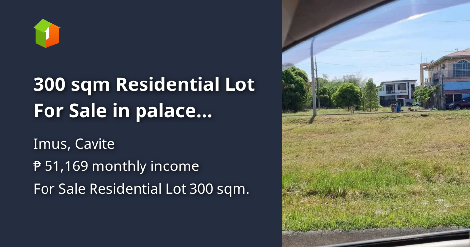 300 sqm Residential Lot For Sale in palace athena classic Imus Cavite ...