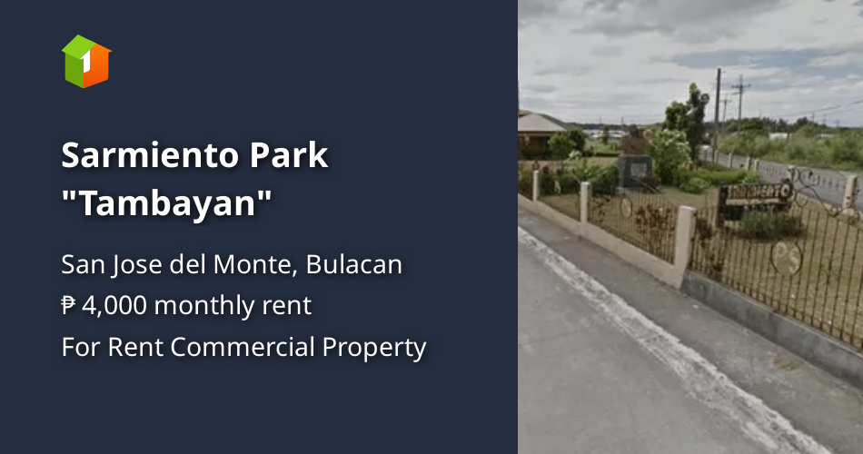 Park "Tambayan" [Commercial Properties 🏭] (April 2024) in San Jose del ...