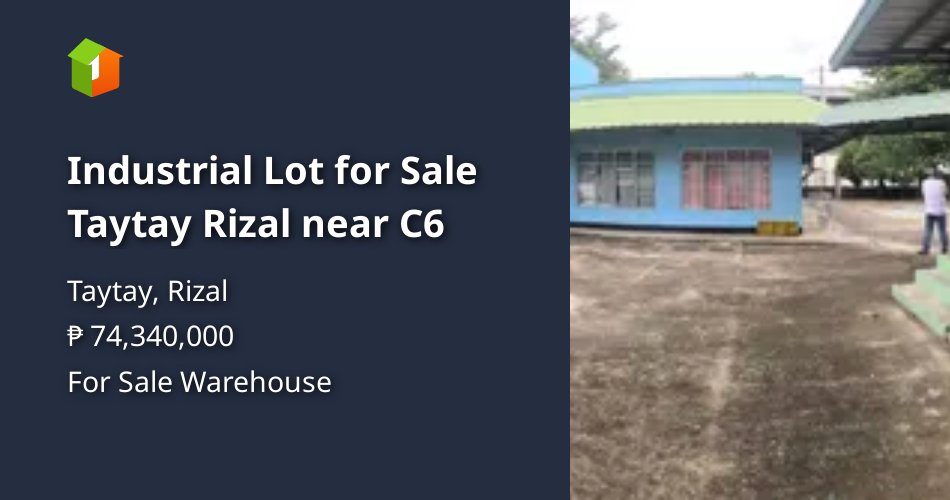 Industrial Lot for Sale Taytay Rizal near C6 [Commercial Properties 🏭 ...