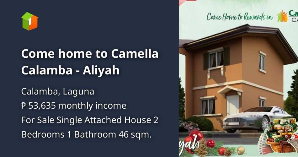 Come home to Camella Calamba - Aliyah [Houses and Lots 🏘️] (November ...