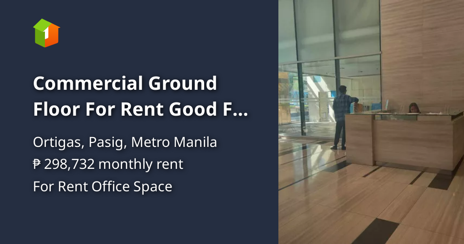 Commercial Ground Floor For Rent Good For Office Space 351sqm ...