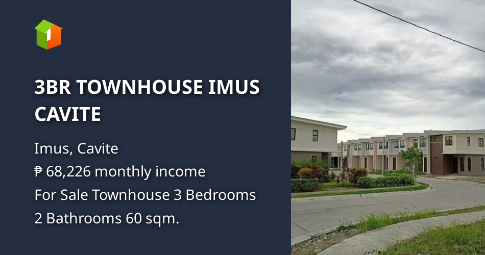 3BR TOWNHOUSE IMUS CAVITE [Houses and Lots 🏘️] (April 2026) in Imus ...