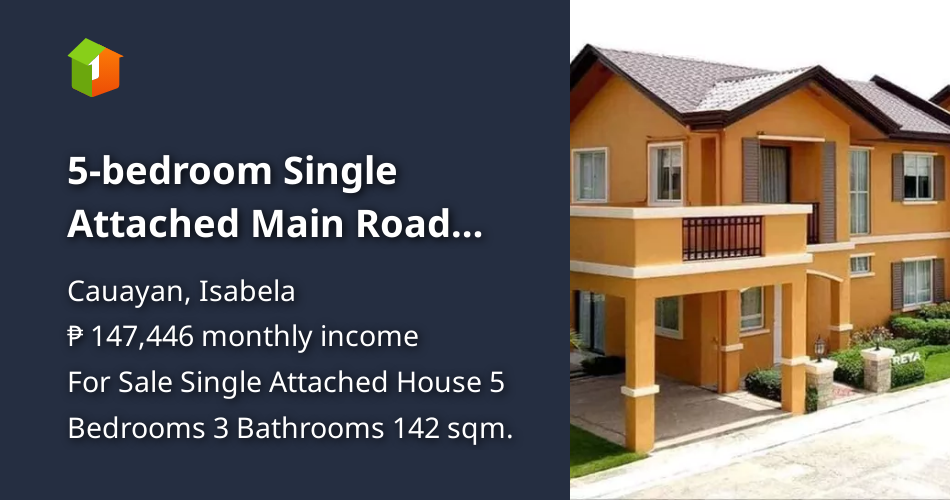 5-bedroom Single Attached Main Road House For Sale in Cauayan Isabela ...