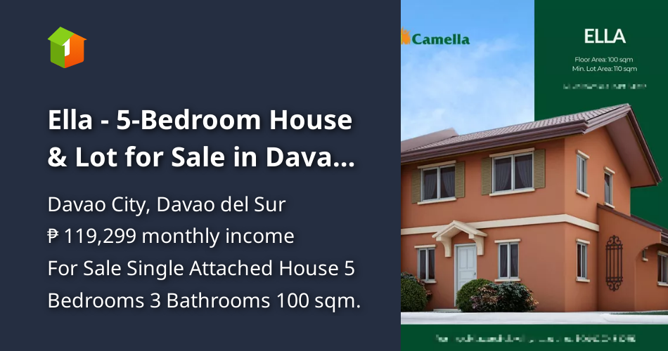 Ella - 5-Bedroom House & Lot for Sale in Davao City [Houses and Lots 🏘️] (October 2024) in Davao ...