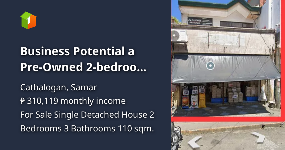 Business Potential a Pre-Owned 2-bedroom Single Detached House For Sale ...
