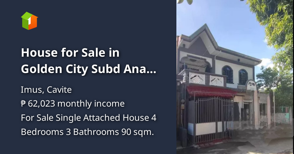 House for Sale in Golden City Subd Anabu Imus Cavite [Houses and Lots 🏘 ...