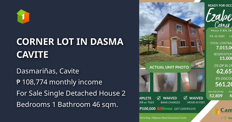 CORNER LOT IN DASMA CAVITE [Houses and Lots 🏘️] (September 2022) in ...