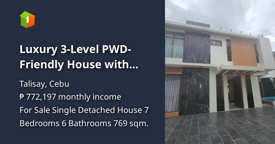 Luxury 3-Level PWD-Friendly House with Roof Deck & Private Pool for ...