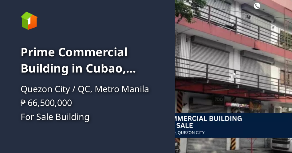 Prime Commercial Building in Cubao, Quezon City [Commercial Properties ...