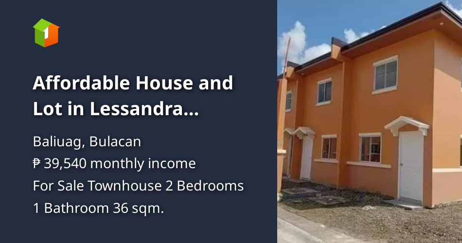 Affordable House and Lot in Lessandra Baliwag- Arielle End Unit [Houses ...