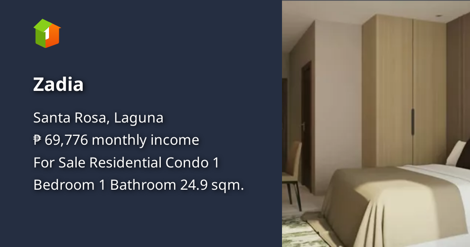 Zadia [Condos 🏙️] (March 2025) in Santa Rosa, Laguna for sale