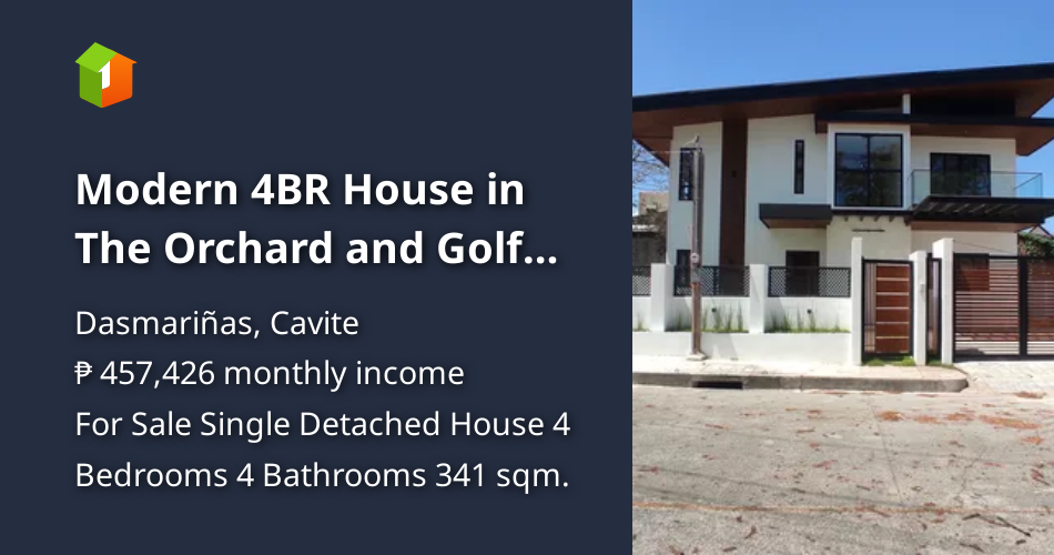 Modern 4BR House in The Orchard and Golf Country Club, Dasma Cavite ...
