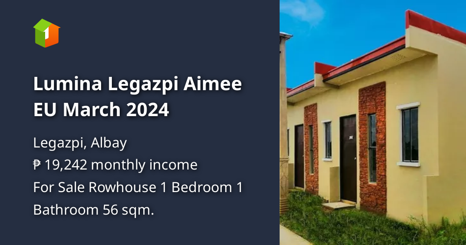 Lumina Legazpi Aimee EU March 2024 [Houses and Lots 🏘️] (March 2024) in ...